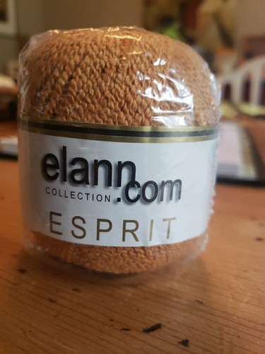 ELANN.COM ESPRIT Collection NEW Skein Cotton Elastic Yarn TERRACOTTA ...