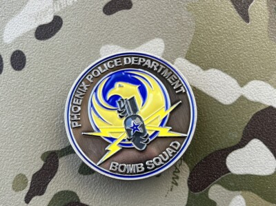 Phoenix PD EOD Bomb Squad SWAT Arizona AZ Police Challenge Coin | eBay