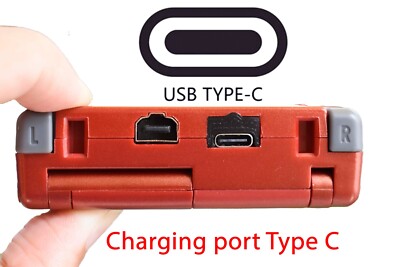 Install Charging Port Type C And Headphone Port 3.5mm For Gameboy ...