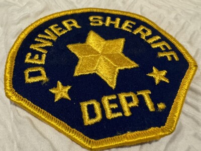 COLORADO CO DENVER COUNTY SHERIFF NICE SHOULDER PATCH POLICE OLD ...
