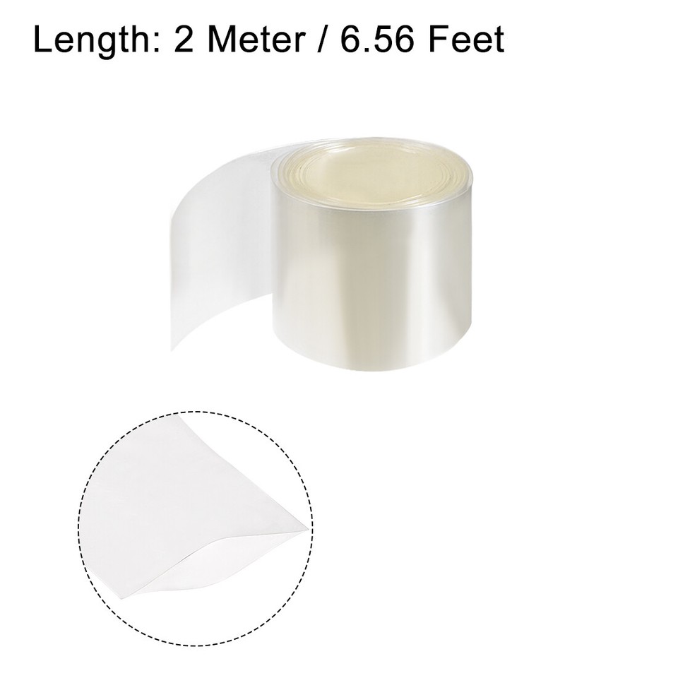 PVC Heat Shrink Tube 27mm Flat Width Wrap for Single 16340 2 Meter ...