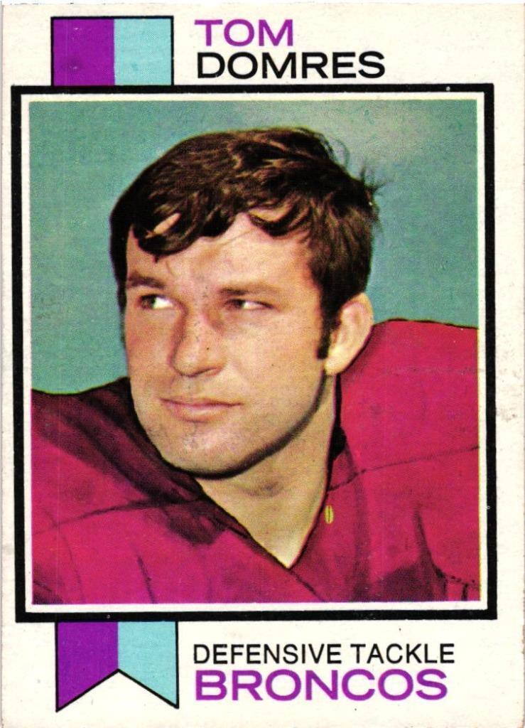 TOM DOMRES 1973 Topps FB #386 FREE SHIP 50% OFF B1001R2S26P8 | eBay