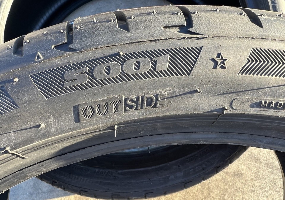 TWO NEW 225/40R19 Bridgestone Potenza S001 RFT RSC Runflat Run Flat ...
