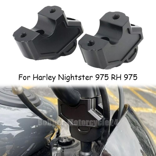 For Harley Nightster 975 RH975 Handlebar Heightening Risers Clamp 2022 ...