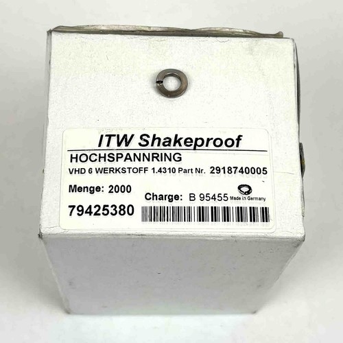 ITW Shakeproof Hochspann-Federring VHD6 Inox 1.4310 (VE ca.2000Stk ...