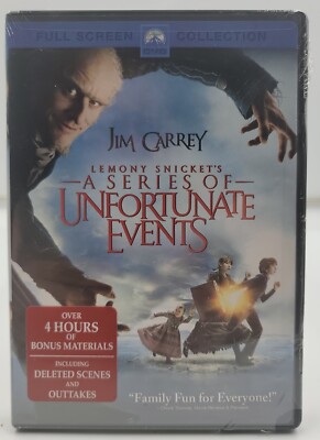 Lemony Snickets A Series of Unfortunate Events (DVD, 2005) BRAND NEW ...