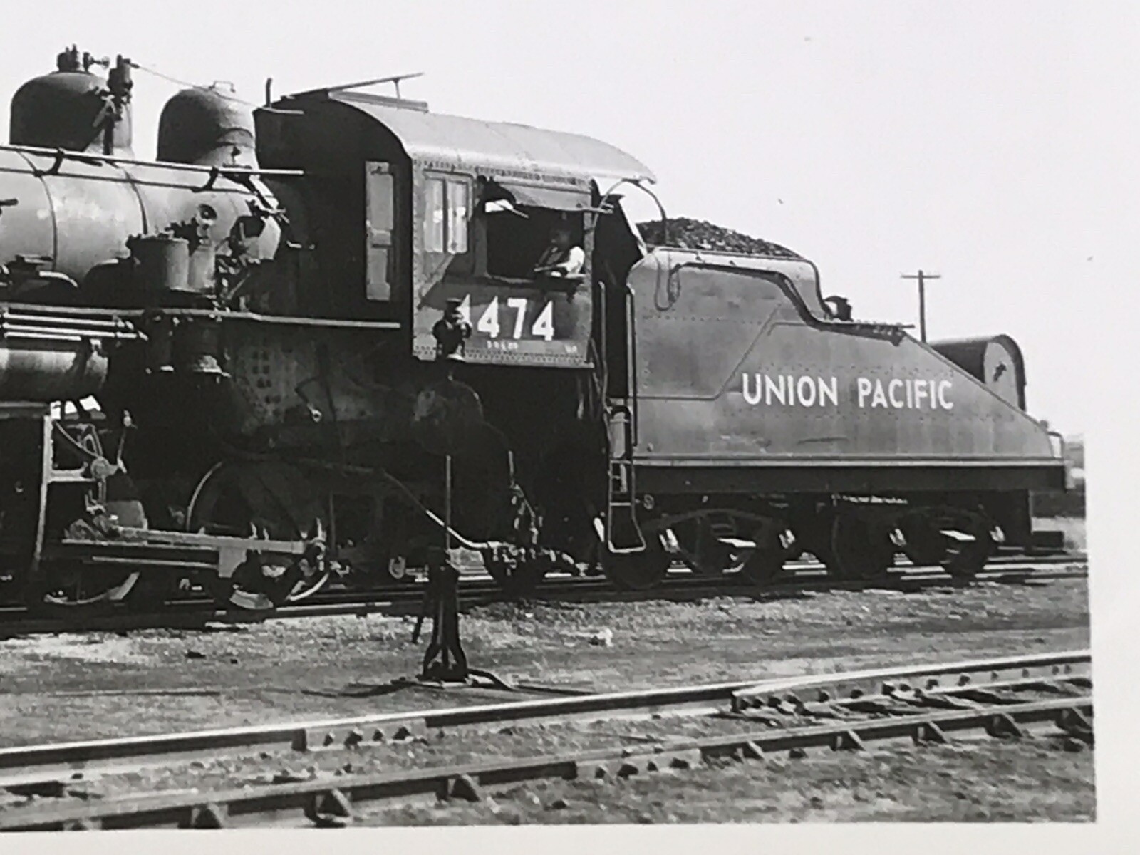 Union Pacific Railroad Engine Locomotive 4474 Antique Photo | eBay
