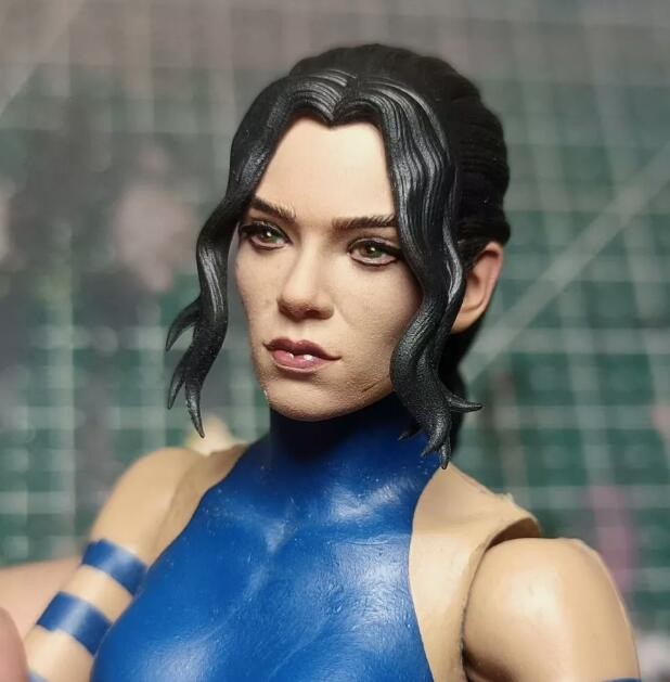 1/12 Painted Head Sculpt Kate Bishop Hawkeye Girl For 6" Female Figure ...