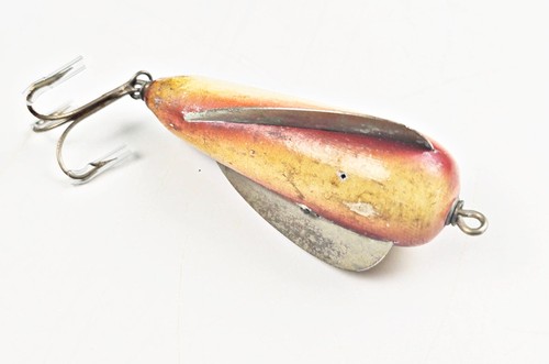 Tough Watt Tackle Twirling Twirp Lure Orange & Yellow MI c 1950 | eBay