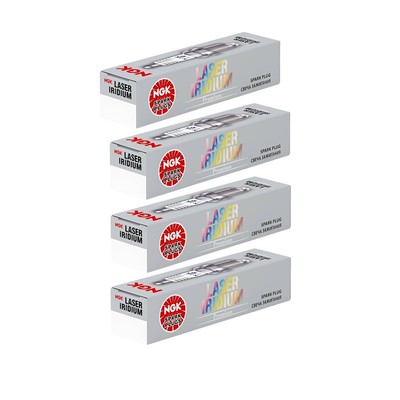 NGK set of 4 Laser Iridium Spark Plugs 1422 ILKR8E6 fits Mitsubishi ...