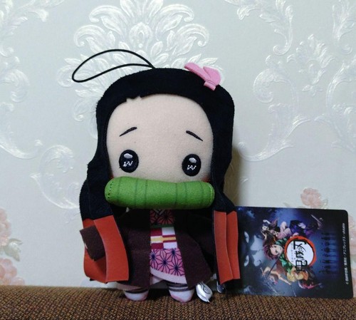 Demon Slayer Kamado Nezuko Plush Mascot Keychain Toy Used | eBay