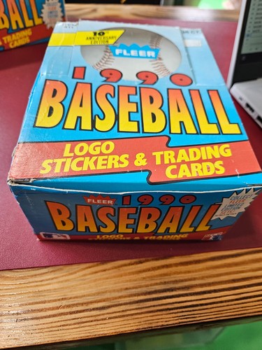 Fleer 1990 - Baseball Logo Stickers + Trading Cards - 36 New Sealed ...