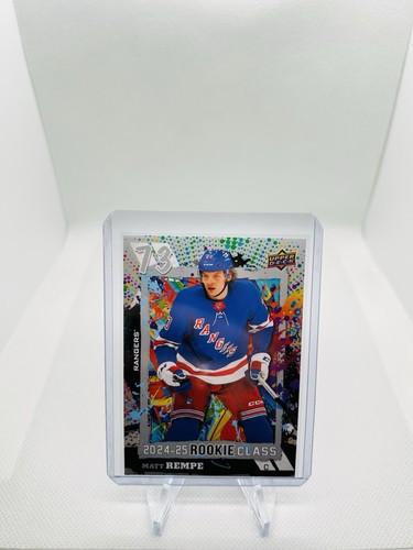 2024-25 Upper Deck Series 1 Matt Rempe Rookie Commemorative Class ...
