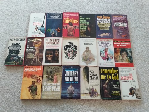 Lot 19 Vintage Pulp Paperbacks 1950s to 1960s Mystery, Romance, Spy ...