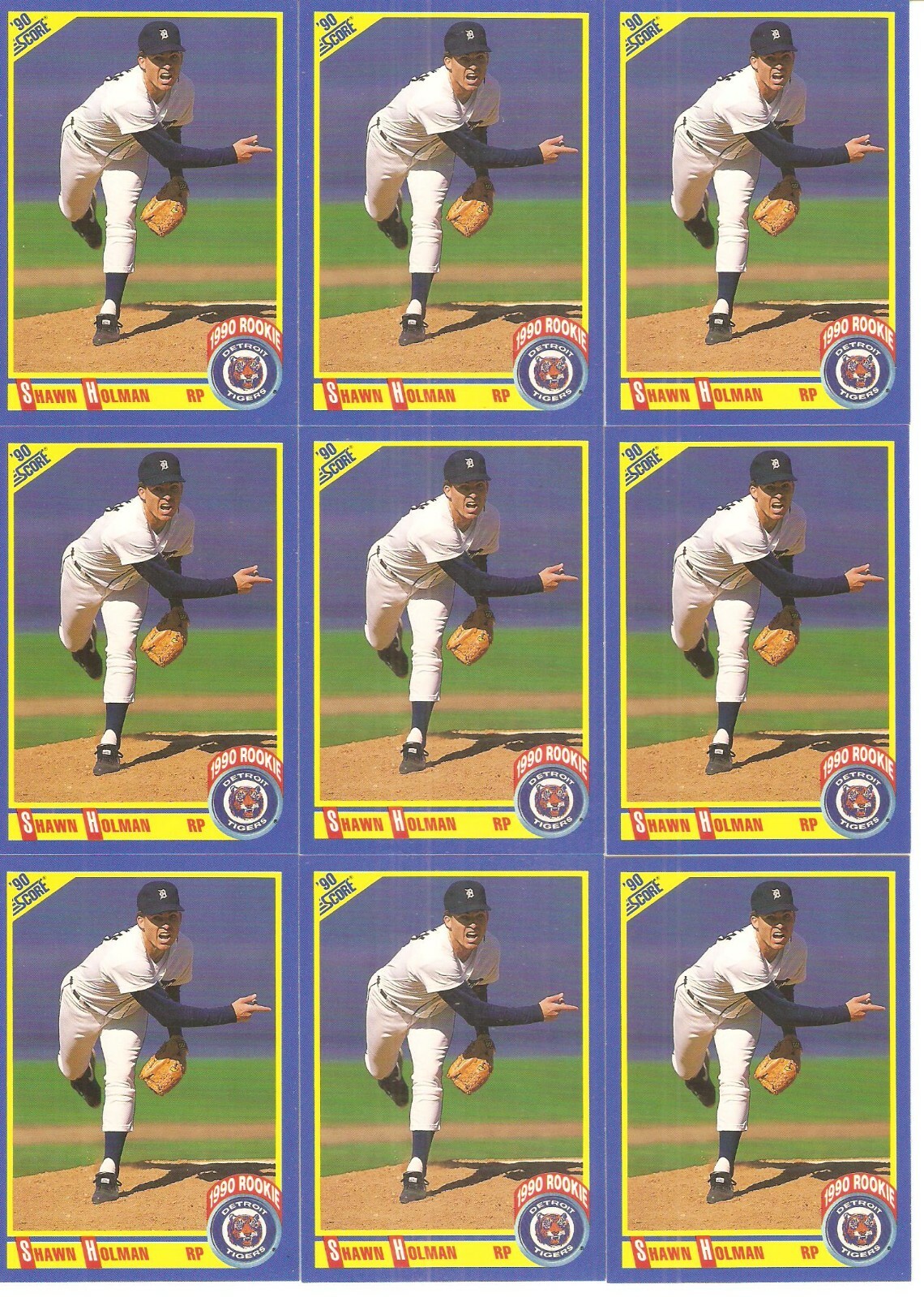 27 CARD SHAWN HOLMAN BASEBALL CARD LOT 166 | eBay