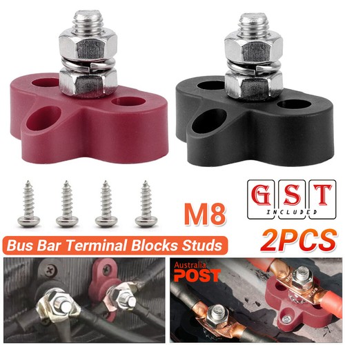 2Ps M8+M8 Bus Bar Terminal Blocks Heavy Duty Positive Power ...