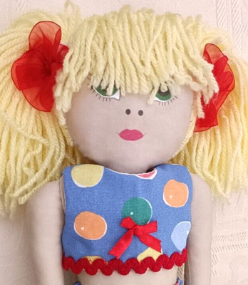 SALE: Rag Doll Handmade UK Cloth Rag Ooak doll 15.5 inch (39cm) tall ...