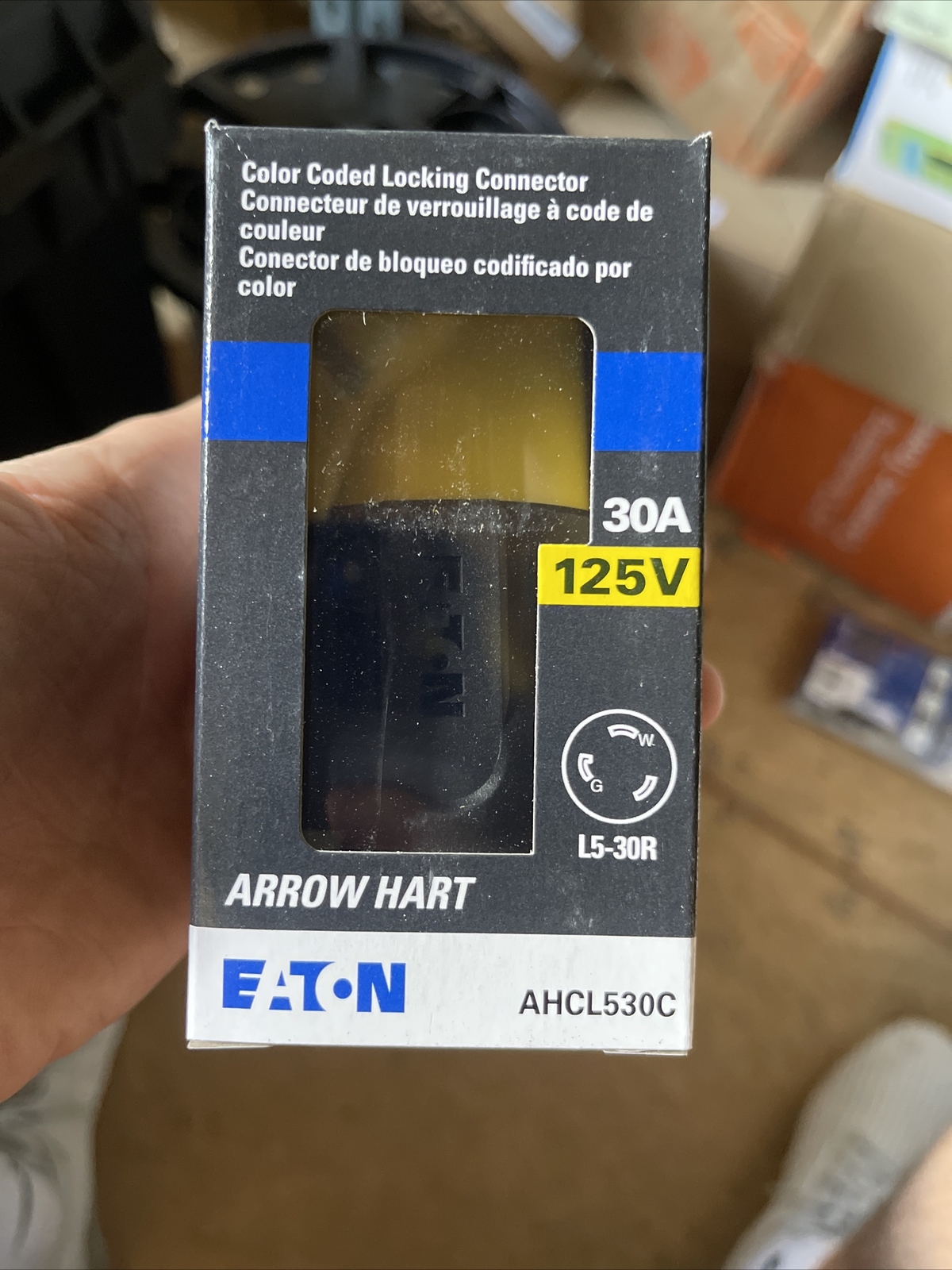 Eaton NSB AHCL530C Plugs Color Coded Locking Ultra Grip Connector 2P ...