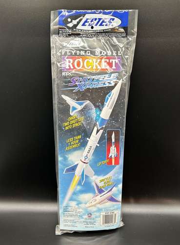 Estes Shuttle Express Flying Model Rocket #2183 New Sealed- 17.7" Tall ...
