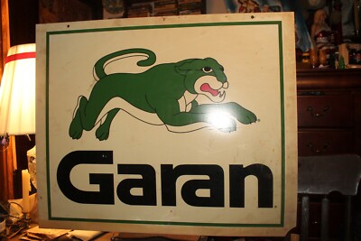 Vintage GARAN 34" x 27-3/4" Heavy Plastic Sign Garanimals Apparel ...