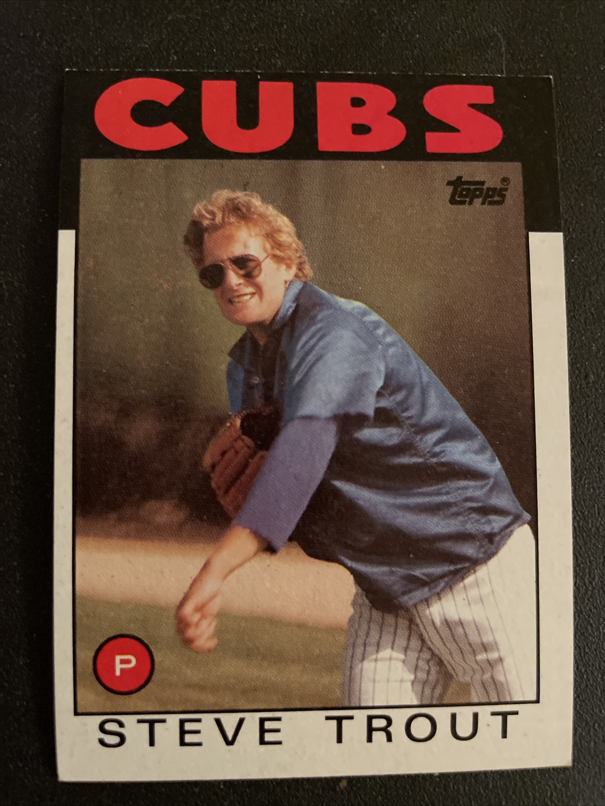 Steve Trout 1986 Topps #384 Chicago Cubs | eBay