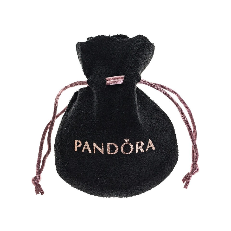 PANDORA Sparkling Double Hoop Rose Gold Earrings - 289052C01 | eBay