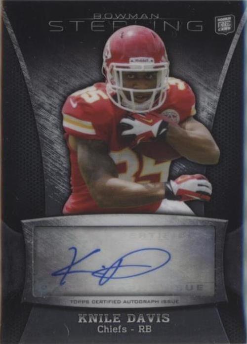 2013 Bowman Sterling - Autographs Knile Davis #BSA-KD (AU, RC) for sale ...