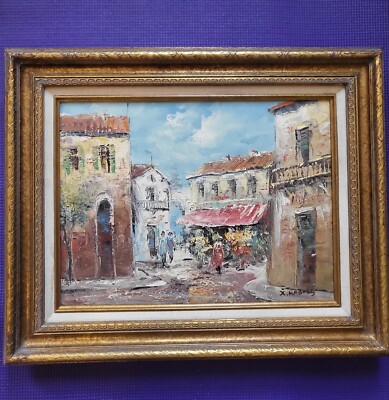 Xavier Rabous, 20th Century Impressionist artist, vintage oil/canvas | eBay