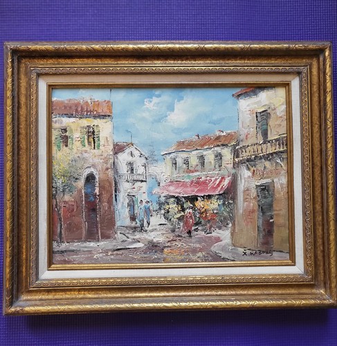 Xavier Rabous, 20th Century Impressionist artist, vintage oil/canvas | eBay