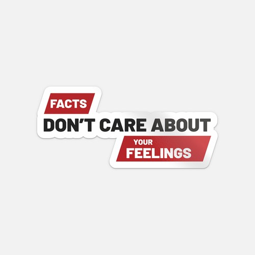 Facts Don't Care About Your Feelings Ben Shapiro Car Bumper Vinyl ...