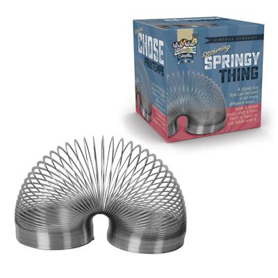 Magic Metal Springy Slinky Novelty Gadget Retro Toy Great Stocking ...