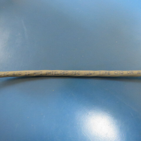 ALPHAWIRE 2404C Qty of 200 per Lot Multiconductor Cable, 4C, 22 AWG ...