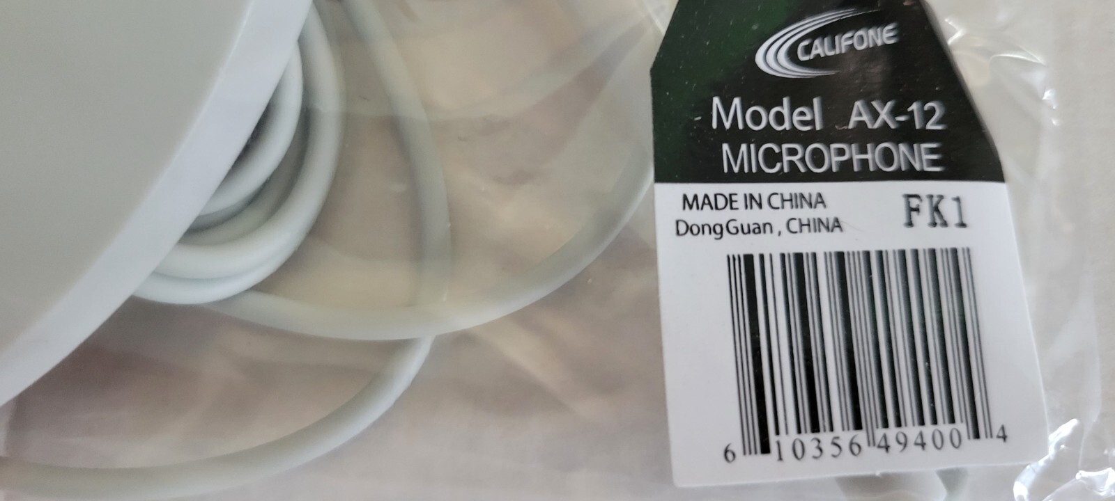 Califone Model AX-12 Microphone | eBay