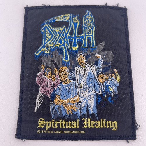 Vintage 1990 Death Patch Blue Grape Spiritual Healing Cannibal Corpse ...
