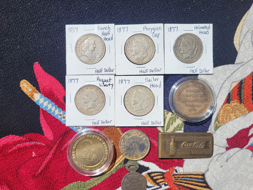 Vintage Tokens Lot Exonumia, Worlds Fair tokens | eBay