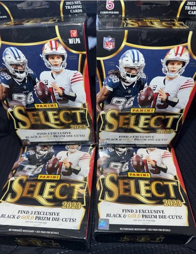 2023 Panini Select NFL Football Hanger Box Factory Sealed Lot Of 4 ...