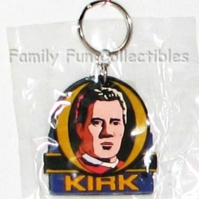 STAR TREK~1994 Applause~Key Chain Ring~Captain Kirk~TNG Action Figure ...
