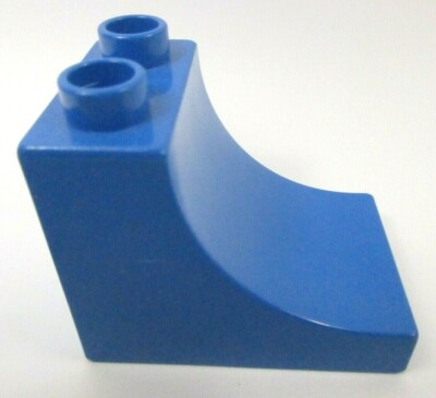 LEGO Duplo Blue Brick 2x3x2 with Curve Réf 2301 | eBay