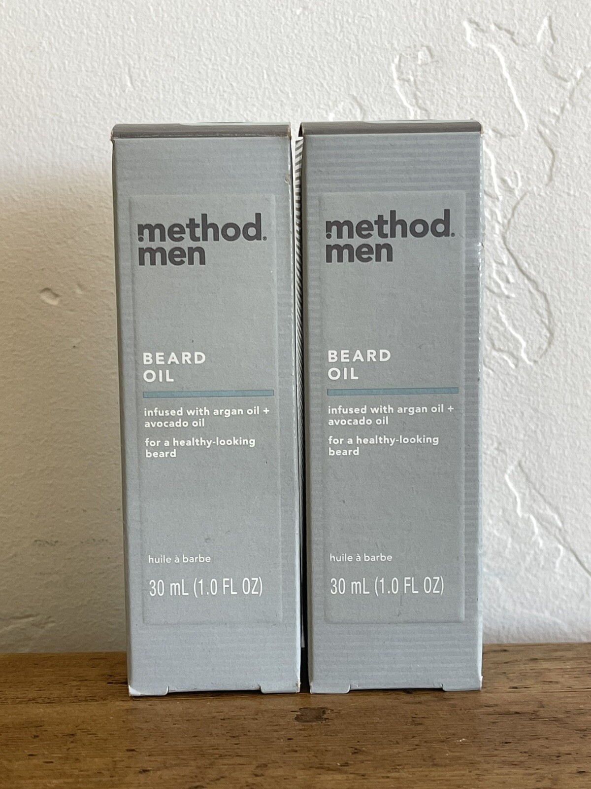 Lot of 2 Method Men Beard Oil W/ Argan And Avocado Oil 1 oz./ 30 ml | eBay