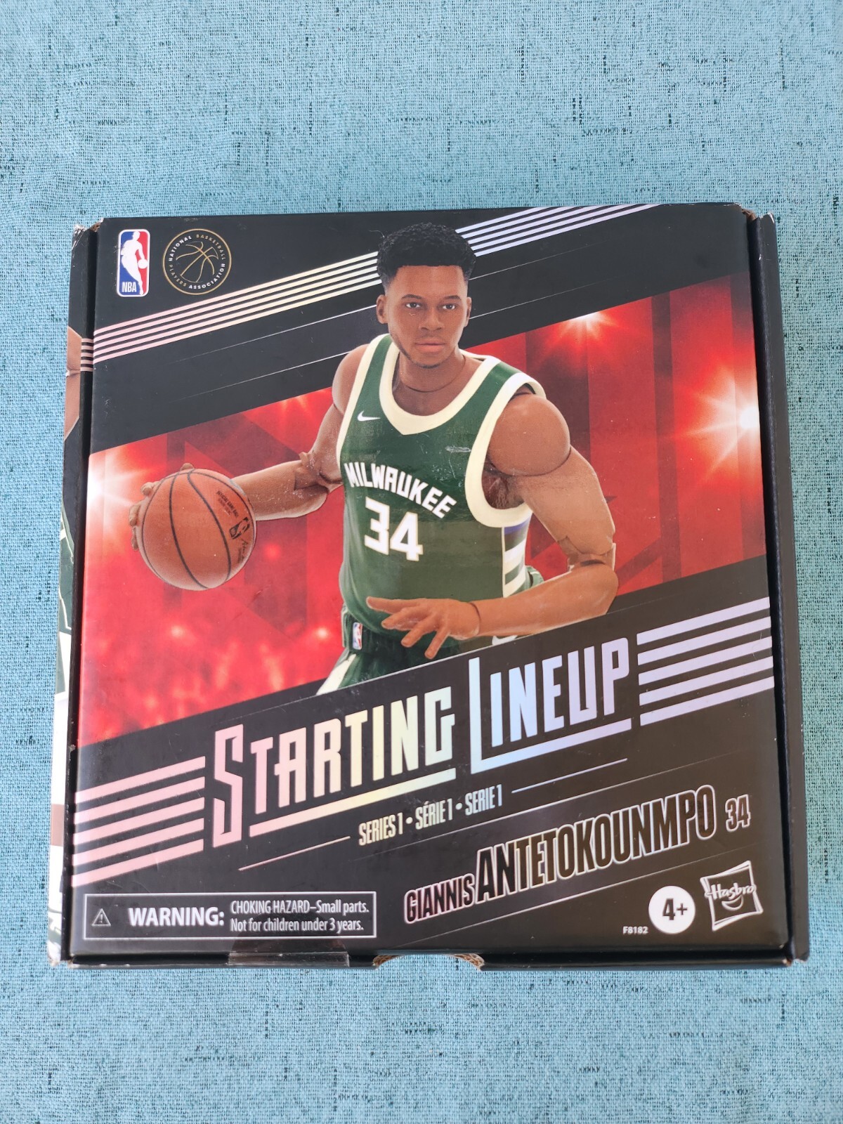 NBA Hasbro Starting Lineup #34 Giannis Antetokounmpo 6" Action Figure ...