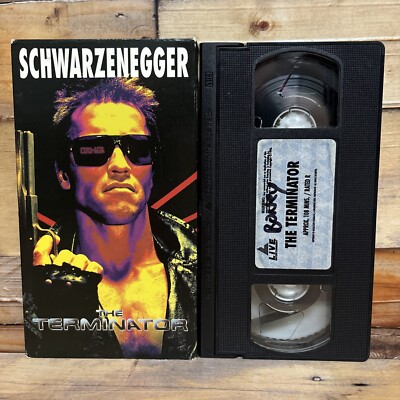 The Terminator VHS Tape Used Arnold Schwarzenegger | eBay