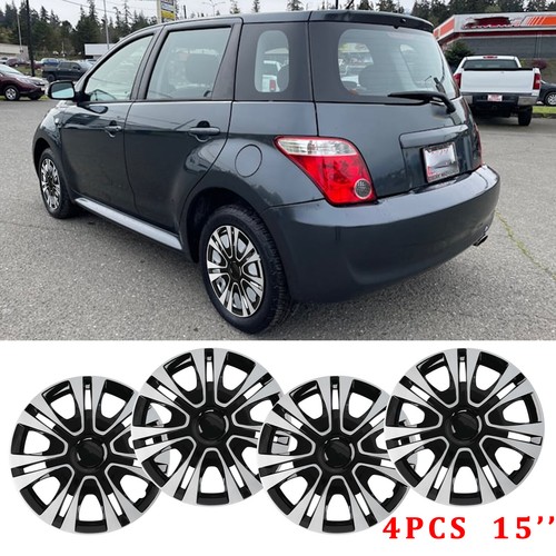 15" 4PCS Hubcaps Wheel Rims Cover Hub Caps Fits R15 Steel Wheel For ...