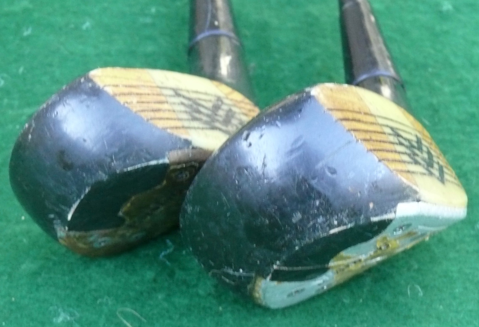 VINTAGE ANTIQUE GOLF CLUBS WOODS PUTTERS IRONS SPAULDING TOMMY AARON | eBay