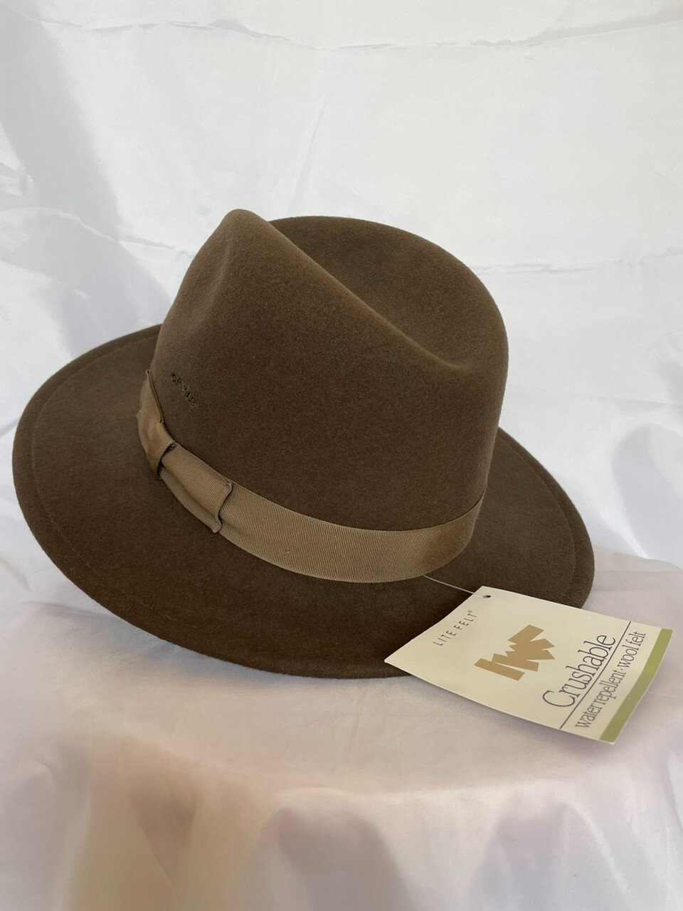 Orvis Original Packable Lite Felt Water Repellent Brown Crushable Wool ...