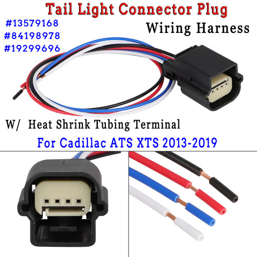For Cadillac ATS XTS 13-19 Taillight LED Bulb Unit Wiring Harness ...