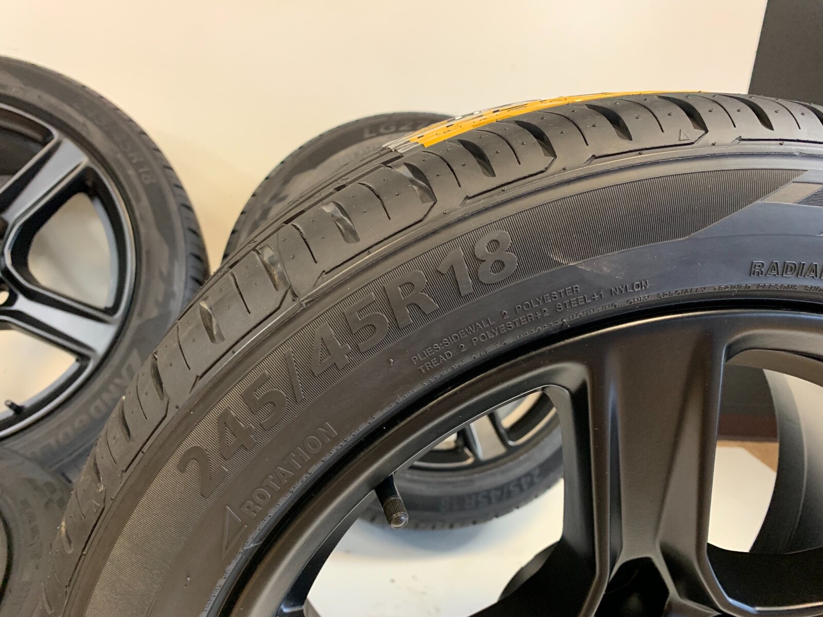 4 18" INCH CHEVY CAMARO RIMS TIRES 2454518 OEM ORIGINAL WHEELS 5758 ...