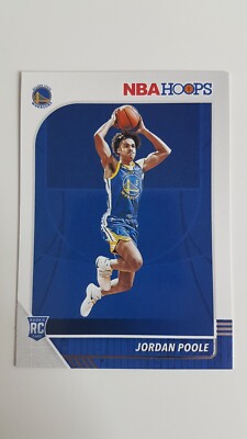 2019-20 NBA Hoops Jordan Poole Rookie Card RC #223 Warriors | eBay ...