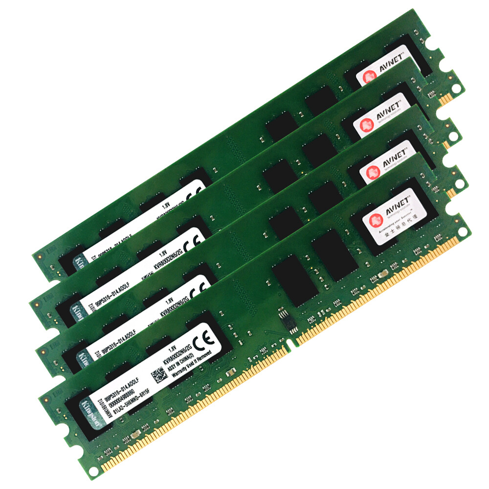 Original Kingston 8GB 4GB 2G Desktop Memory DDR2 800Mhz PC2-6400 240pin ...