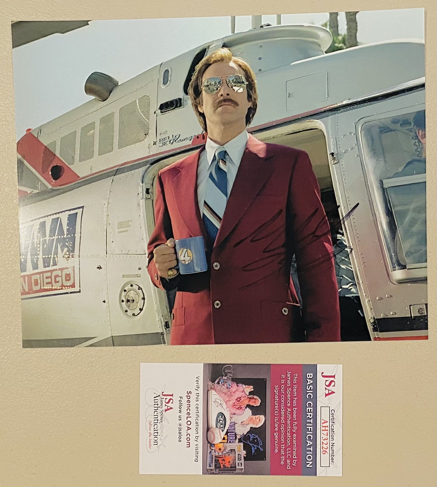 Will Ferrell Signed Autographed Anchorman 8x10 Photo JSA Cert | eBay