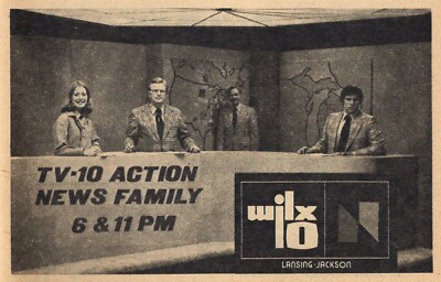 1978 WILX MICHIGAN TV NEWS AD ~ TV - 10 ACTION NEWS FAMILY | eBay